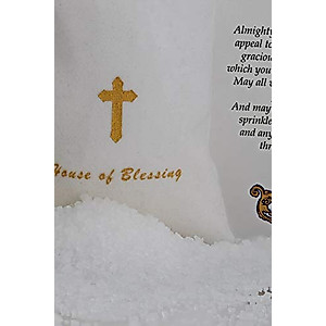 Blessing Salt from The Dead Sea with a Blessing Card (5.3 ounces/150gr)