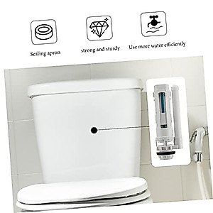 1Pc Drain valve universal tools toilet flapper valve Universal Toilet Fill Valve Toilet Water Tank Fittings automatic toilet Flush Tool Outlet flusher white flush valve plastic