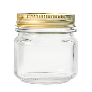 Anchor Hocking AHG17 1/2 Pint Home Canning Jars with Metal Lids and Rings Clear ( Pack Of 12 )