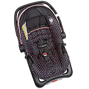 Disney Light 'N Comfy 22 Luxe Infant Car Seat, Minnie Confetti