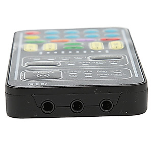 Voice Changer, Portable Voice Modulator Handheld Sound Card withSound Multifunctional Effects Machine for , for PS5, for ONE, for Switch, PC and for PUGB Gaming