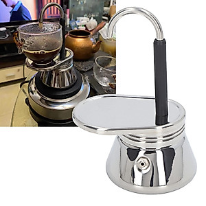 CHICIRIS Stovetop Coffee Maker, Coffee Maker, Single Spout Mocha Pot Stainless Steel Lightweight Italian Coffee Maker for Outdoor Camping Home