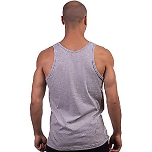 Army PT Style Tank Top | U.S. Military Physical Training Infantry Workout Sleeveless Work Out Shirt, Grey-(TankGRY,L)