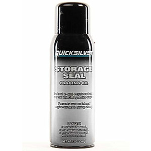 Quicksilver Mercury Mercruiser Boat Marine Storage Seal FOGGING Oil for All 2 & 4 Cycle Carburated & Fuel Injected Gas Engines Outboards Inboard & Sterndrives