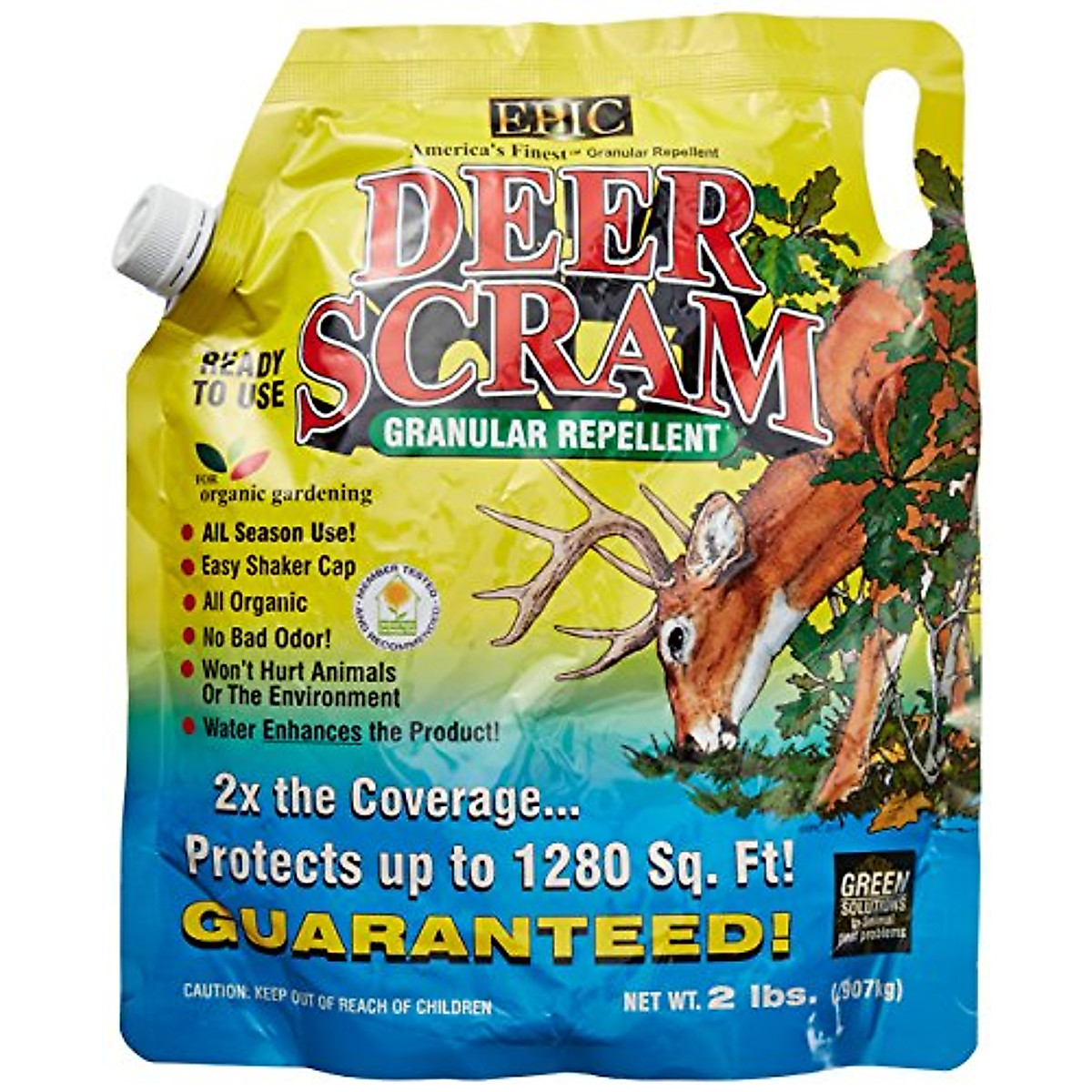 Epic Deer Scram Granular Repellent, 2 lb,