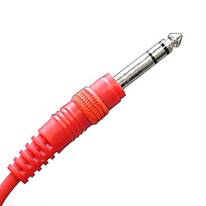 Seismic Audio - SASPC5-10 Pack 5' TRS Jumper Patch Cables - Multiple Colored Cords