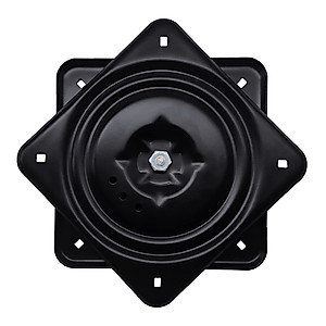 Frassie 10.2" Square Swivel Plate Replacement, Ball Bearing Swivel Square Turntable for Recliner Chair or Furniture