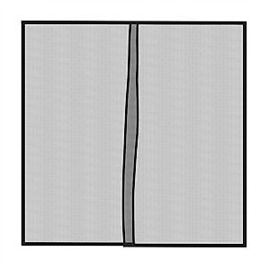 Pure Garden One Car Garage Door Screen – Heavy-Duty Weighted Mesh Curtain with Magnetic Closure for Mosquito, Insect, and Sun Protection