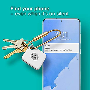 Tile Pro (2020) 2-pack - High Performance Bluetooth Tracker, Keys Finder and Item Locator for Keys, Bags, and More; 400 ft Range, Water Resistance and 1 Year Replaceable Battery