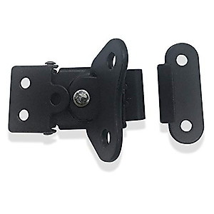 Seismic Audio - SARHW25 - Black Surface Mount Butterfly Latch with Keeper
