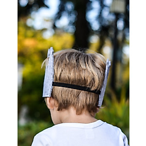 birdyboutique.com Second TWO Birthday Baby Boy Gray White Party Crown Hat