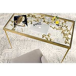 Safavieh Home Collection Rosalia Butterfly Desk, Antique Gold
