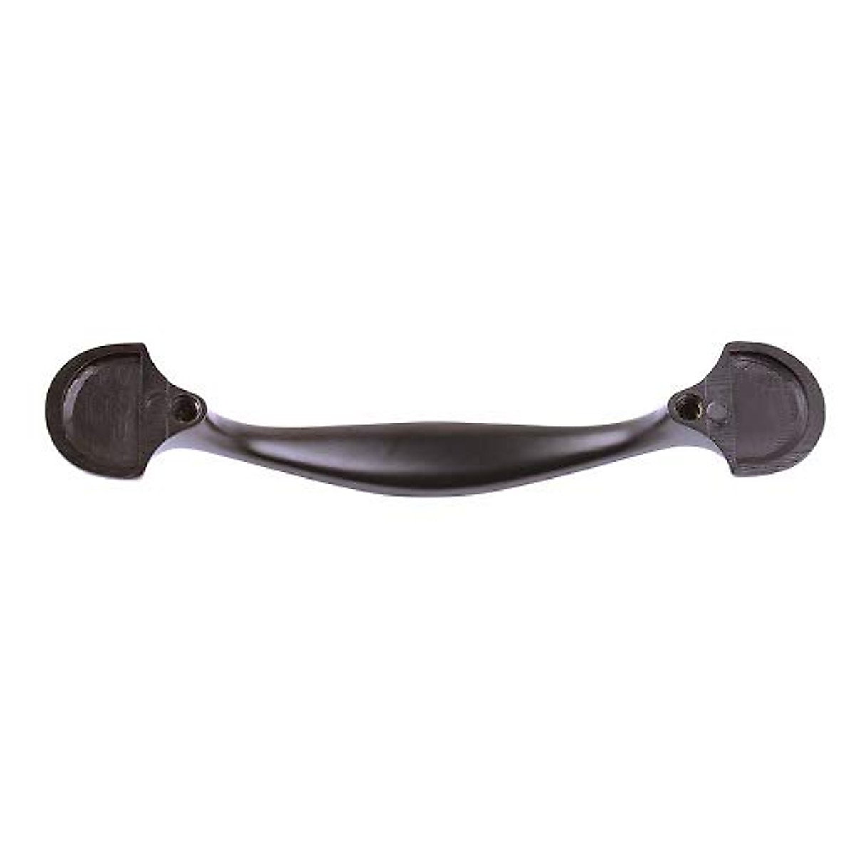 Amazon Basics Rounded Foot Cabinet Handle, 4.63-inch Length (3-inch Hole Center), Oil Rubbed Bronze, 10-Pack