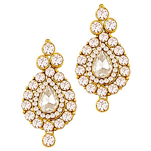 Aheli Indian Wedding Wear Faux Stone Necklace with Maang Tikka Set Elegant Ethnic Jewelry Gift for Women