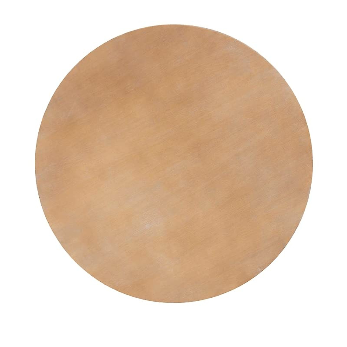 Linon Avalon Wood Round Dining Table in Light Brown