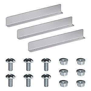 AA Products P-SH-Divider-A Shelf Divider Shelf Accessories Designed for 13" Depth Van Shelving Storage, Set of 3 - Grey