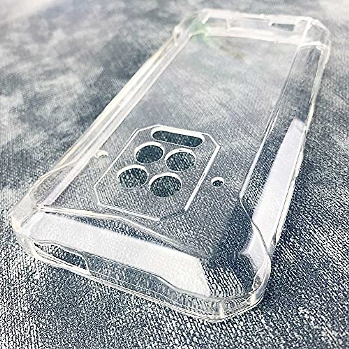 Ytaland for DOOGEE S86 / DOOGEE S86 Pro Case, with 2 x Tempered Glass Screen Protector. (3 in 1) Crystal Clear Silicone Shockproof TPU Bumper Protective Phone Case Cover