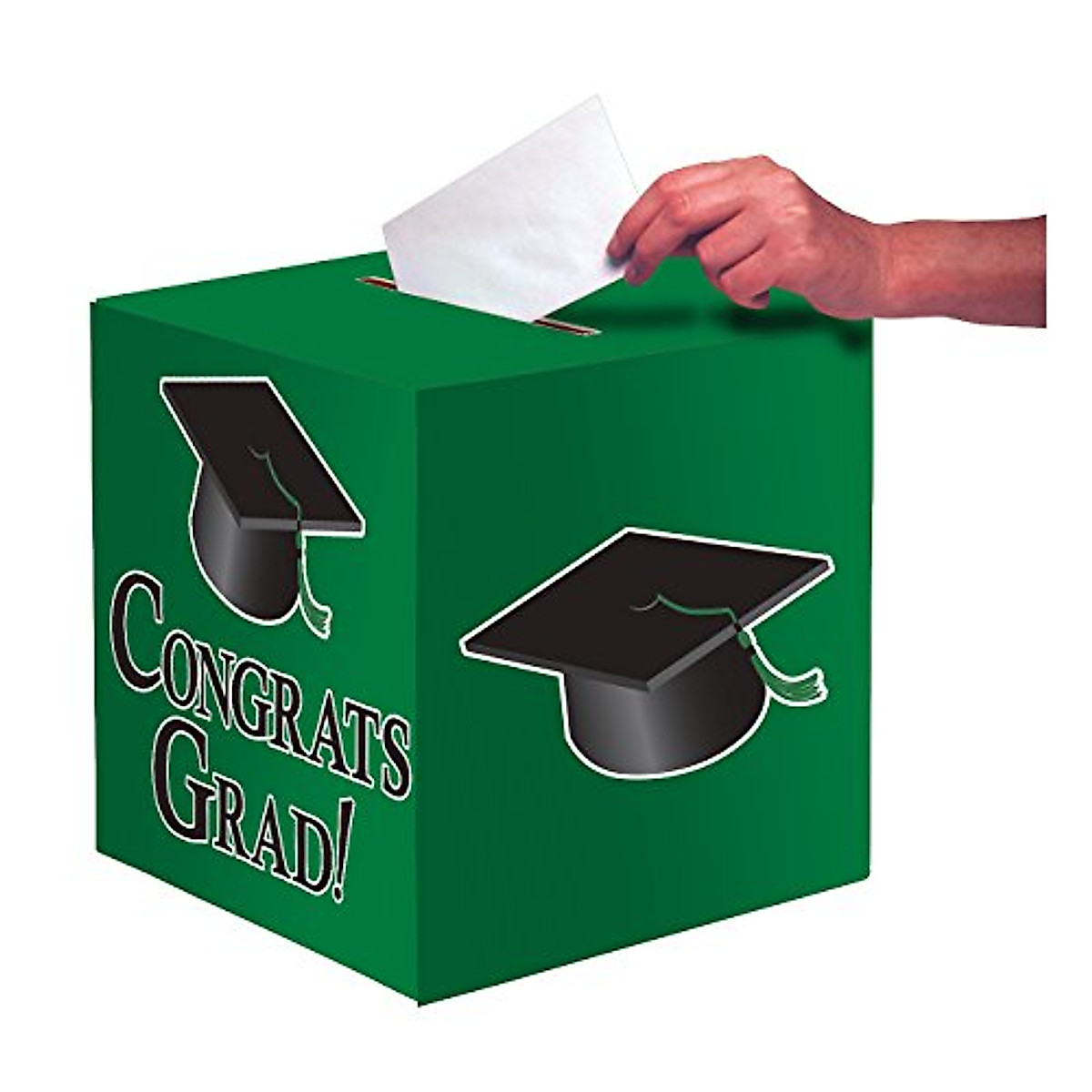 Creative Converting Card Holder Box, One Size, Green