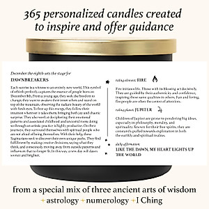 October 26th Personalized Zodiac Candle | Detailed Personality Description for Your Birthdate | Live Astrologer Sessions | Handmade Scorpio Candles | Astrology Christmas Gifts for Women