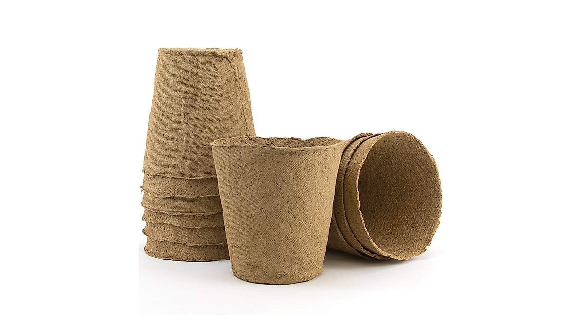 Burpee Biodegradable Natural Fiber Seed Pots - 10-Pack