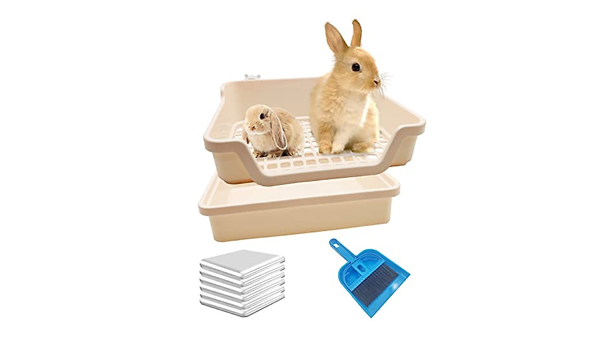 BNOSDM Large Rabbit Litter Box - Easy Potty Training