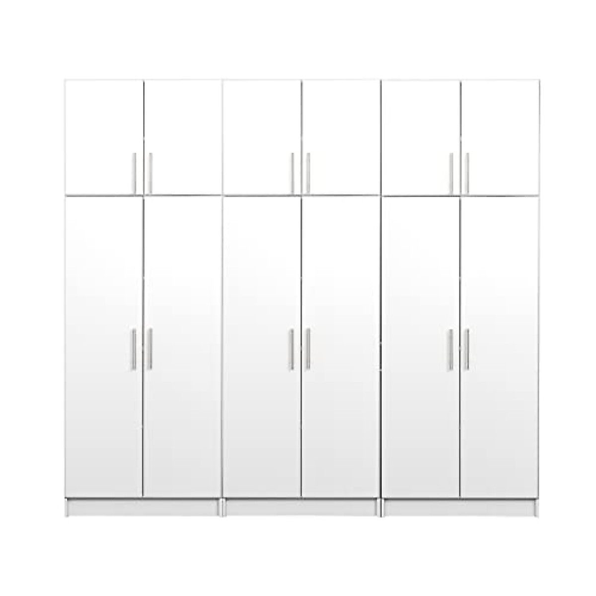 Prepac D Elite Storage Cabinet Set, 6 pc, White