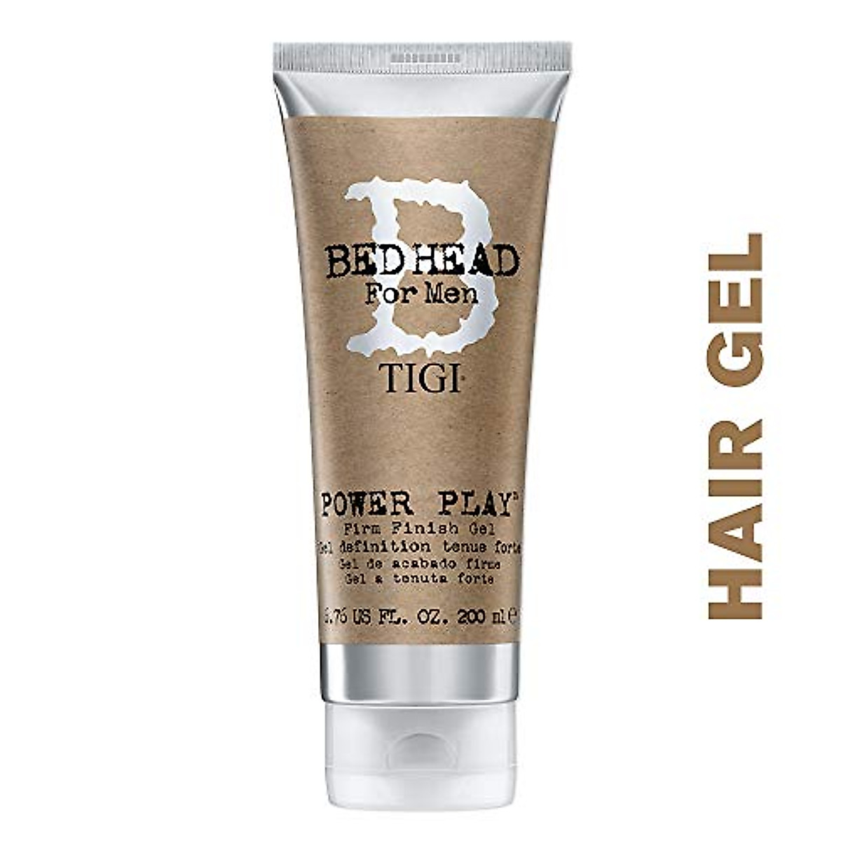 TIGI Bed Head for Men Power Play Firm Finish Gel, 6.76 Fluid Ounce