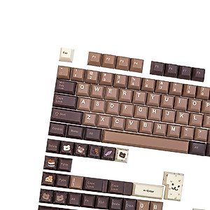 Customize Keycap Little Bear KCA Profile Cherry Ball Cap DYE Sublimation 140 Keys for Cherry MX Switch Mechanical Gaming Keyboard