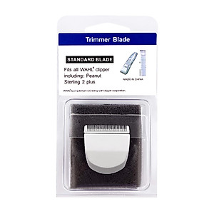 Audoc 2PCS White Professional Peanut Clippers/Trimmers Snap On Replacement Blades #2068-300-Fits Compatible with Peanut Hair Clipper