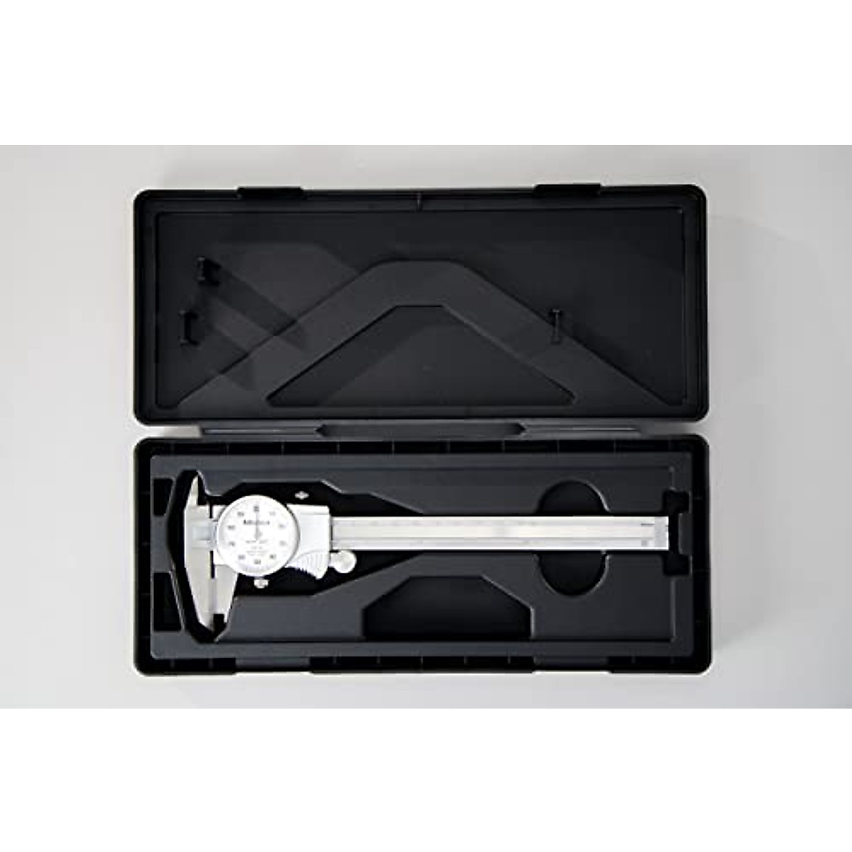 Mitutoyo 505-738 D6 inch TXWW Dial Caliper, ID, OD Carbide, 0.1 inch /Rev, 0 inch -6 inch .001 inch 6 to 7.9 Inches