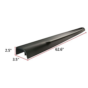 Dependable Direct Replacement Rear Black Tailgate Molding Cap for 07-16 Ford F-250 SD, F-350 SD, F-450 SD, F-550 SD FO1904104 (2007-2016)