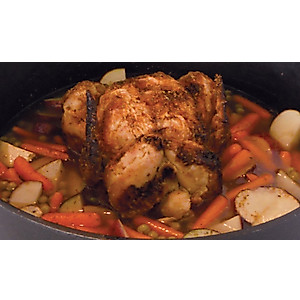 King Kooker CI4S Pre-seasoned Outdoor Cast Iron Dutch Oven, 4-Quart