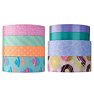 Scotch Expressions Washi Tape, 8 rolls/pack (C1017-8-P2)
