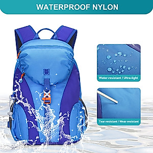 Lightweight Hiking Backpack Water Resistant,25L Daypack Small Backpack for Travel (Blue, 25L)
