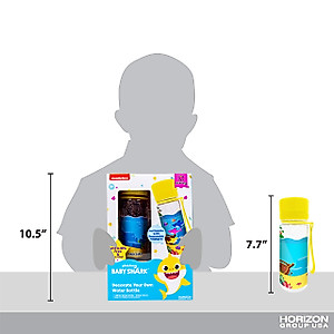 Horizon Group USA Baby Shark Decorate Your Own Water Bottle