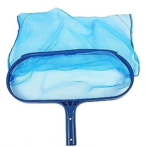 Rongbo Deep-Bag Pool Rake & Swimming Leaf Skimmer Net with Medium Fine Mesh,Fits Most Standard Pole for Cleaning Swimming Pools,Hot Tubs,Spas and Fountains (deep-Bag rake)