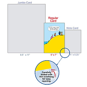 NobleWorks - Funny Congratulations Greeting Card - Cartoon Congrats Notecard with Envelope - Thanks Evolution C6192CGG