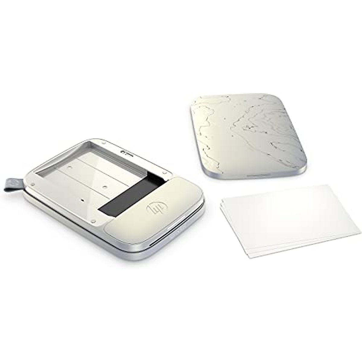 HP Sprocket Select Portable 2.3x3.4" Instant Photo Printer (Eclipse) Print Pictures on Zink Sticky-Backed Paper from your iOS & Android Device.