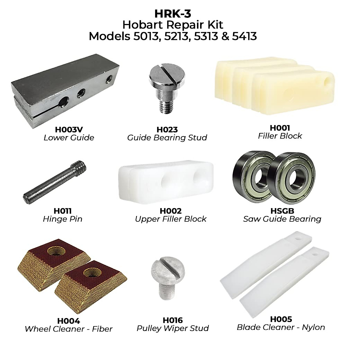 NBSLA Hobart Saw Repair Kit - HRK-3, Fits 5013, 5213, 5313, 5413 Saws