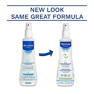 Mustela Baby Hair Styler & Skin Freshener - with Natural Avocado & Chamomile Water - Vegan & Hypoallergenic - 6.76 fl. oz.