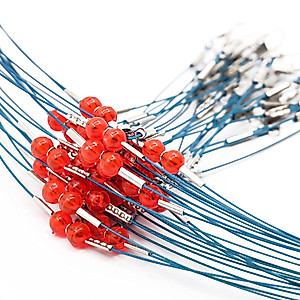 YOTO Fishing Leaders,Stainless Steel Tackle Rig with Tackle Lure Swivels Snaps, Saltwater rig Wire Leader Fishing Leader Wire Bottom rigs for Saltwater