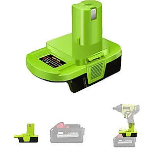 for Milwaukee to for Ryobi 18V Battery Adapter (for M18 Battery to for Ryobi 18V Tool)
