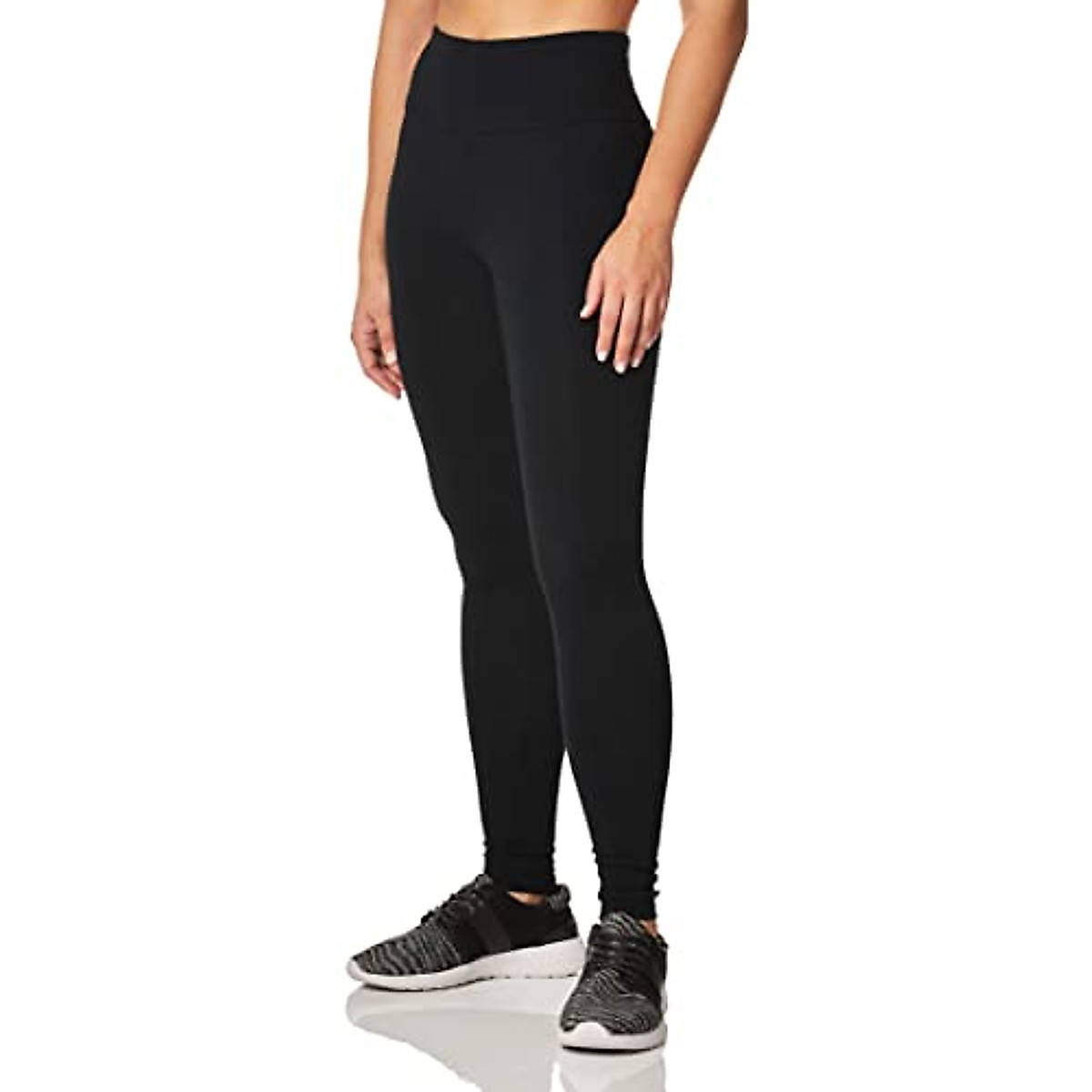Spalding Women's High-Waisted Legging, Black, Medium
