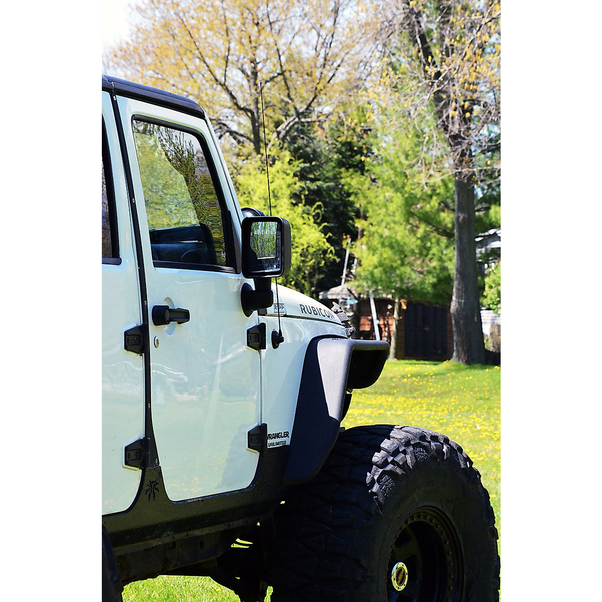 AntennaMastsRus - 31 Inch Black Antenna fits Ford F-150, F-250, F-350, F-450, F-550, F-600, F-650 | Dodge Ram 1500, 2500, 3500 - Stainless Steel Threading