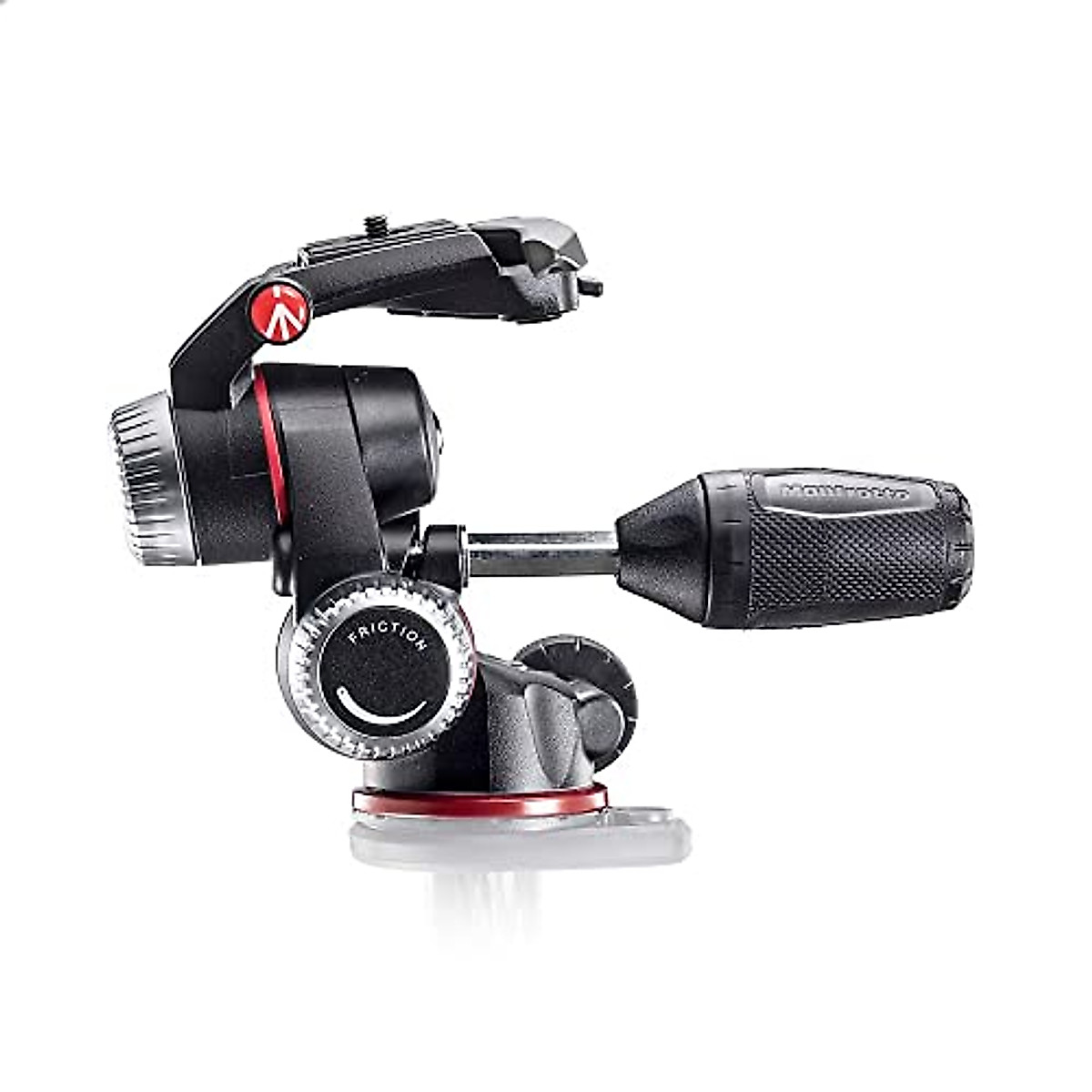 Manfrotto X-PRO 3-Way Tripod Head, for Camera Tripods, Fluid Ball Head, Camera Stabilizer, Photography Accessories for Content Creation, Professional Photography