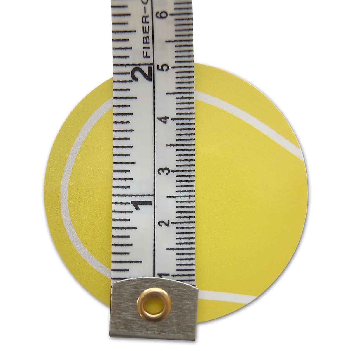 Novel Merk Tennis Sports Ball Vinyl Stickers - 2” Round Individual Decals for Laptop, Water Bottle, Phone, Party Favors, & Decor - Adheres to Clean Surfaces Waterproof & Repositionable (20)