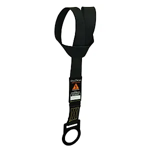 FallTech 72494FT Multi-Purpose Arc Flash Choker - Arc Flash Nomex Choker with 1 Coated D-Ring, 4', Black