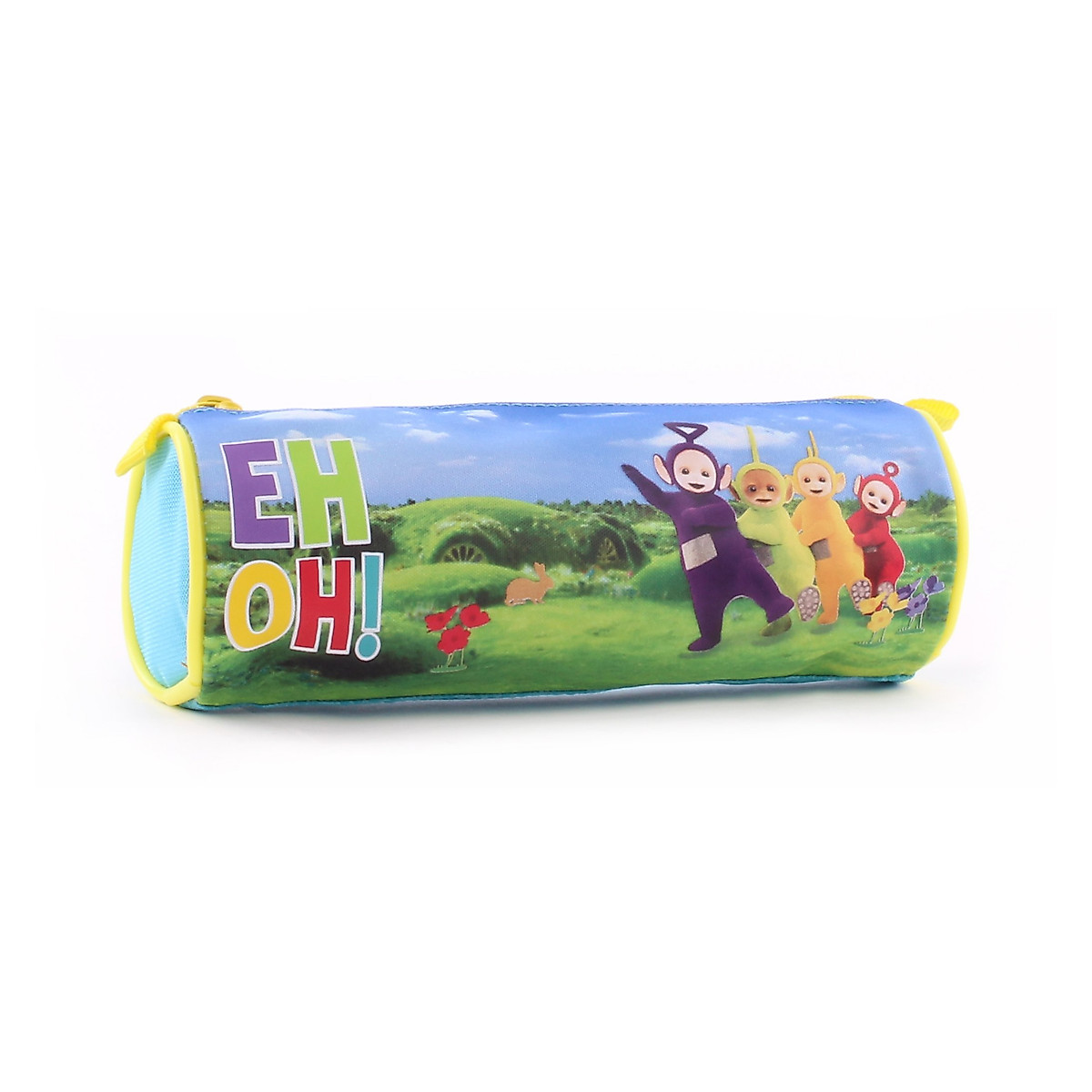 Teletubbies Round Pencil Cases, 20 cm, Blue