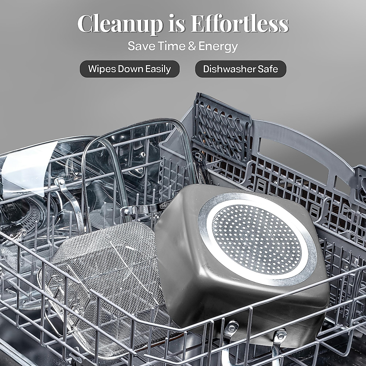 Gotham Steel Pots and Pans Set 12 Piece Cookware Set with Ultra Nonstick Ceramic Coating by Chef Daniel Green, 100% PFOA Free, Stay Cool Handles, Metal Utensil & Dishwasher Safe - 2023 Edition