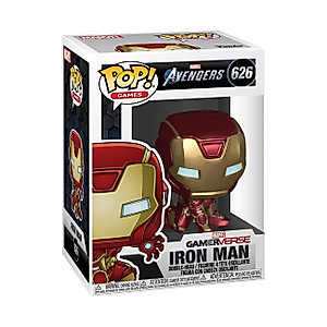 Funko Pop! Marvel: Avengers Game - Iron Man (Stark Tech Suit), Multicolor